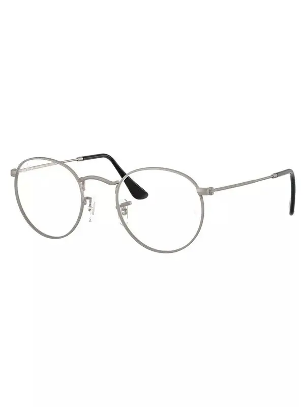 Ray-ban Round-frame Eyeglasses - Silver
