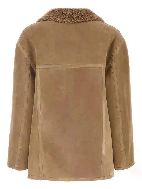 Fendi Double-breasted Shearling Jacket