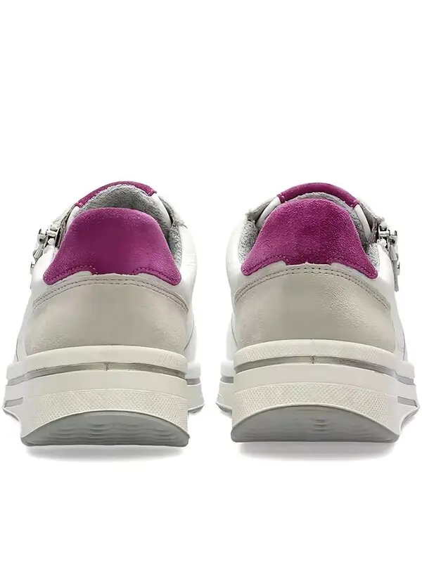 ARA Sapporo Suede Heel Lace-up Zip Detail Sneakers