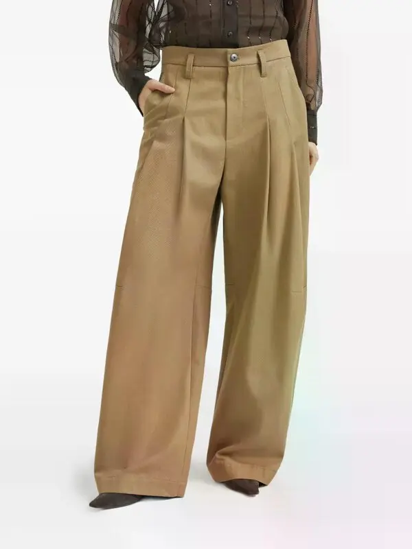 Brunello Cucinelli Tailored Cotton Trousers