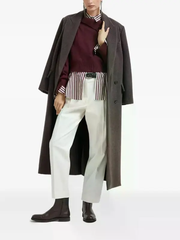 Brunello Cucinelli Cashmere Sweater With Button Detail