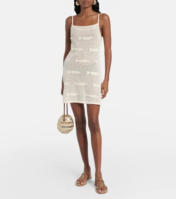 Staud Rio Crochet Cotton Beach Dress