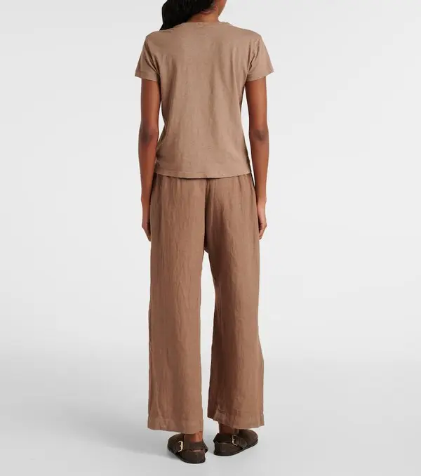 Velvet By Graham & Spencer Sierra Cotton T-shirt - Brown