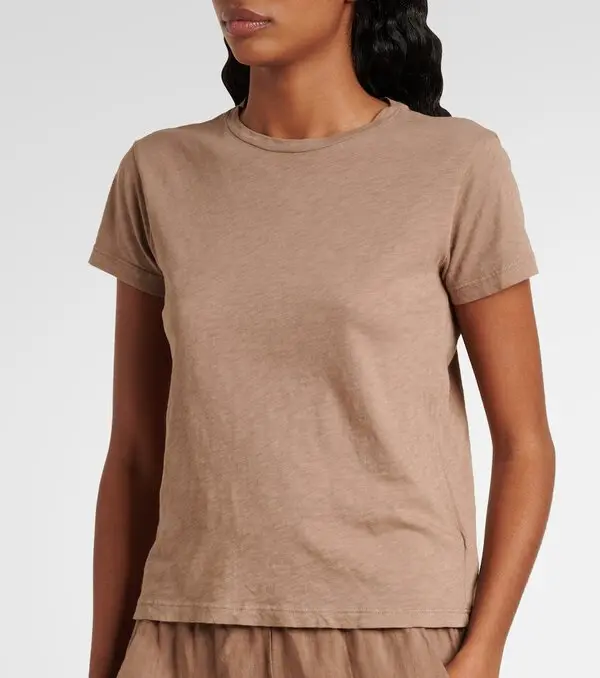 Velvet By Graham & Spencer Sierra Cotton T-shirt - Brown