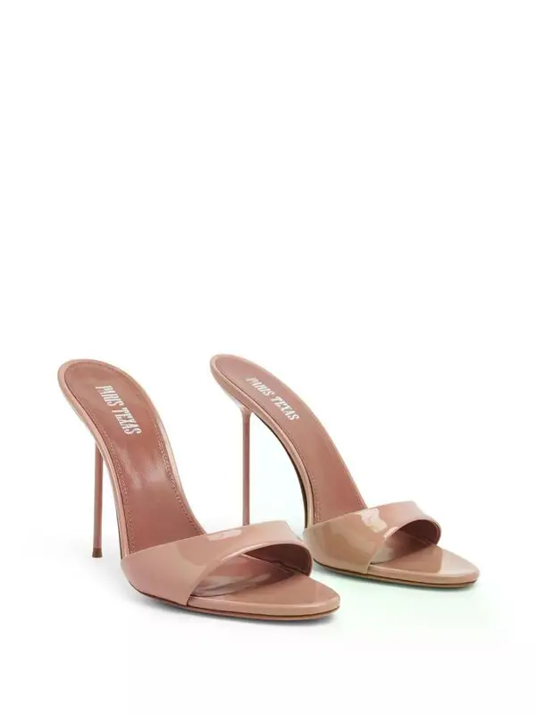 Paris Texas Lidia 105mm Patent Leather Mules - Pink