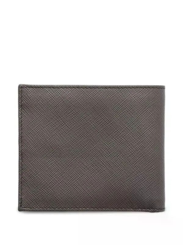 Prada Textured Bifold Wallet - Grey