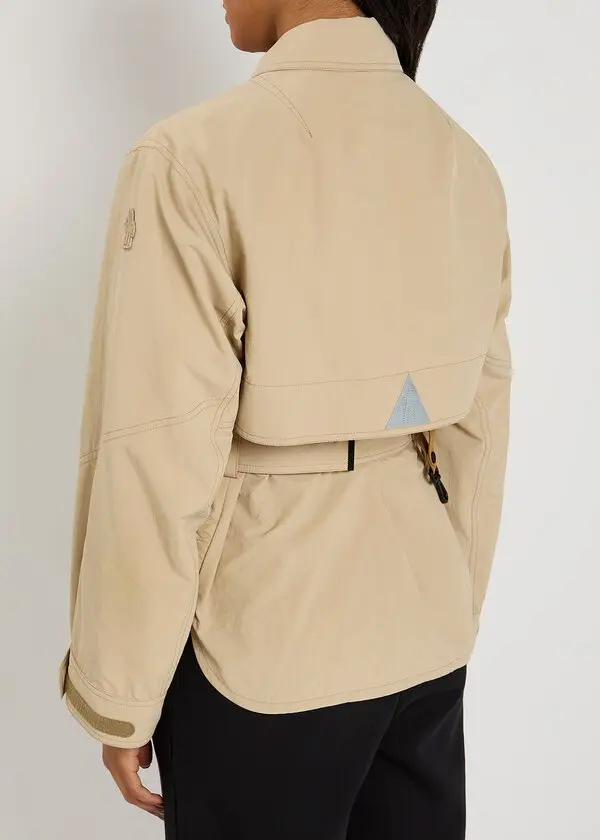 Moncler Kaeng Shell Shirt Jacket - Beige