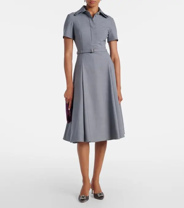 EMILIA WICKSTEAD Iwona Belted Midi Dress