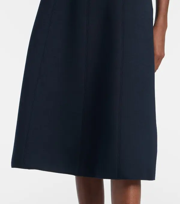 Max Mara Abaco Pleated Midi Skirt