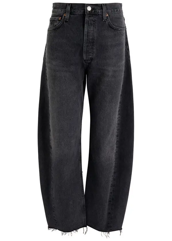 AGOLDE Luna Barrel-leg Jeans In Possess Wash - Black