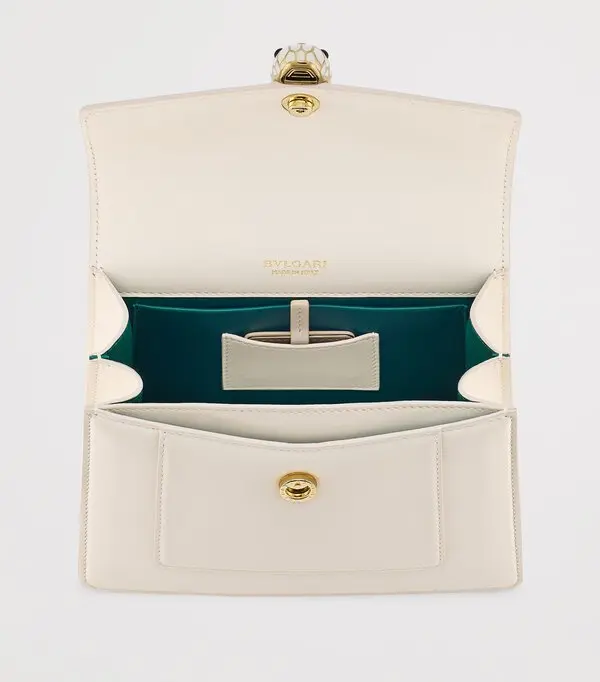 BVLGARI Serpenti Forever Top-handle Bag - White