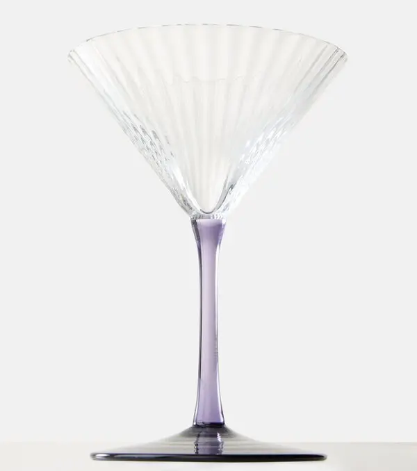 NASONMORETTI Set Of 2 Martini Glasses - Transparent