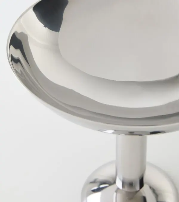 LOUISE ROE Tall Stainless Steel Champagne Coupe Glass