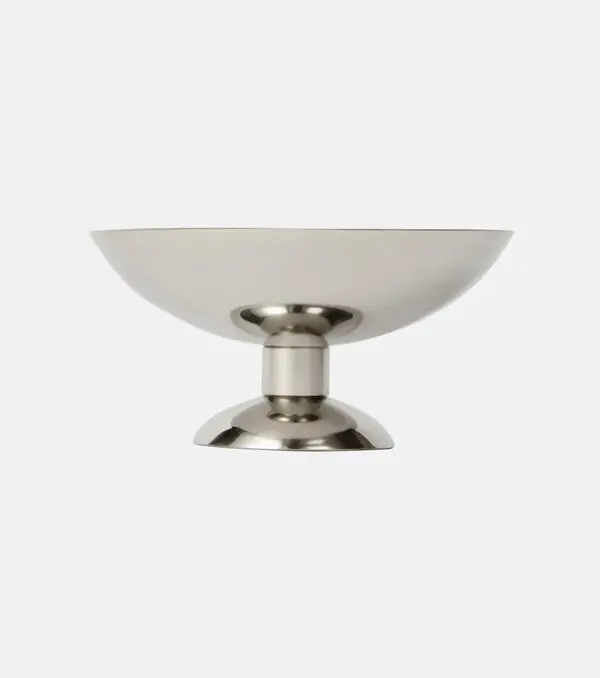 LOUISE ROE Low Stainless Steel Champagne Coupe Glass - Silver