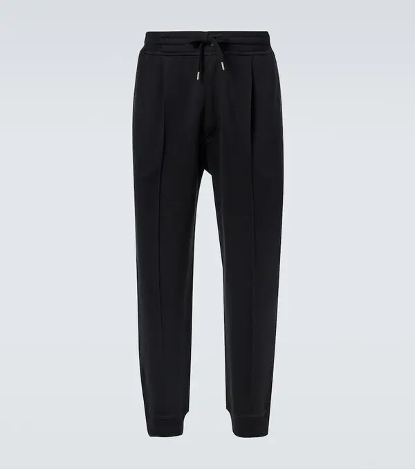 Brunello Cucinelli Cotton-blend Sweatpants - Blue