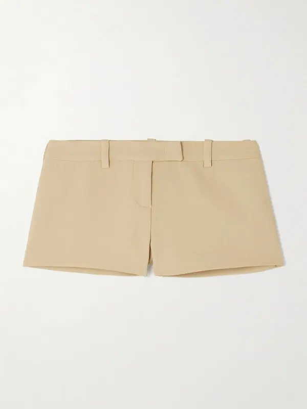 THE FRANKIE SHOP Roma Woven Shorts - Neutrals