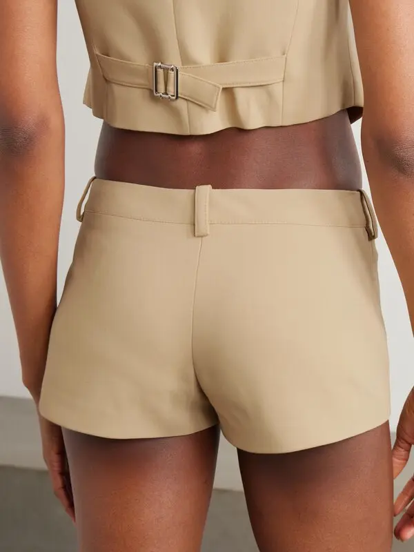 THE FRANKIE SHOP Roma Woven Shorts - Neutrals
