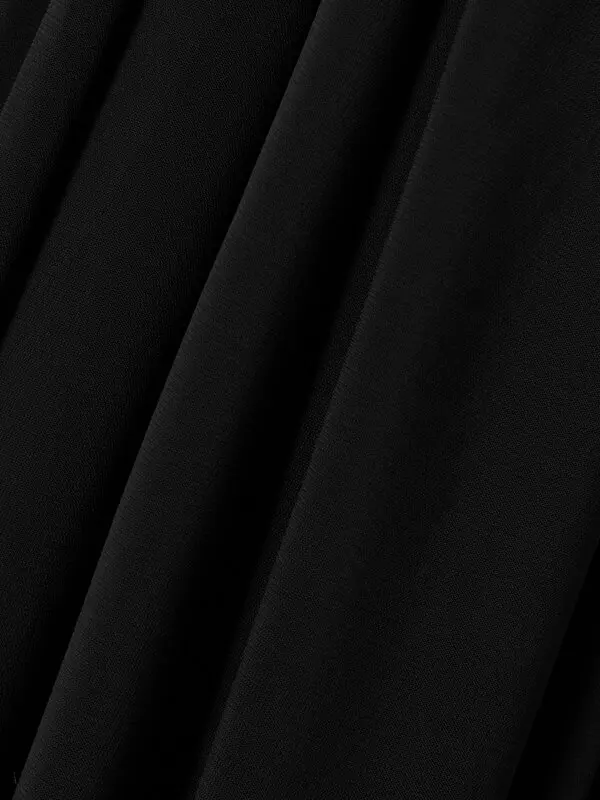Alaïa Belted Gathered Halterneck Maxi Dress