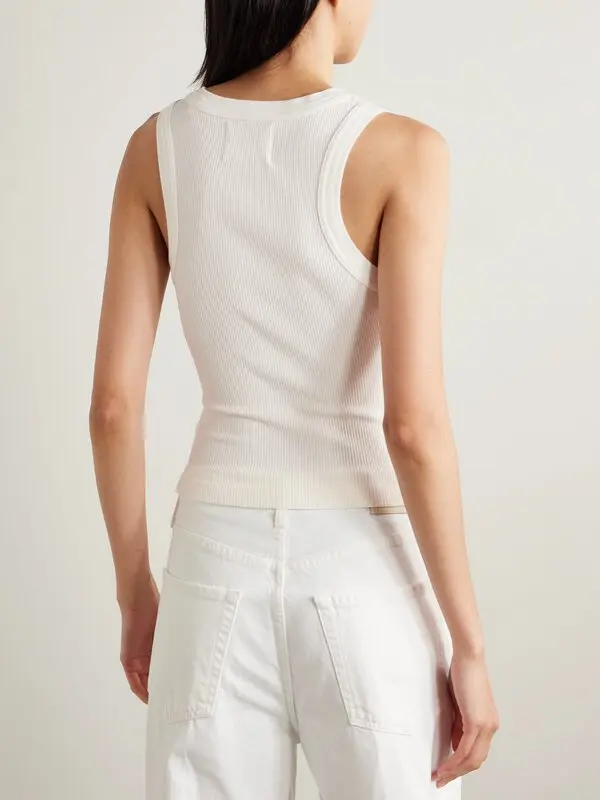 Citizens Of Humanity Caralyn Ribbed Jersey Tank - Neutrals