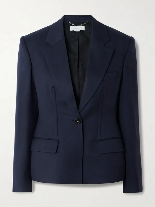 Stella McCartney Wool Blazer - Blue