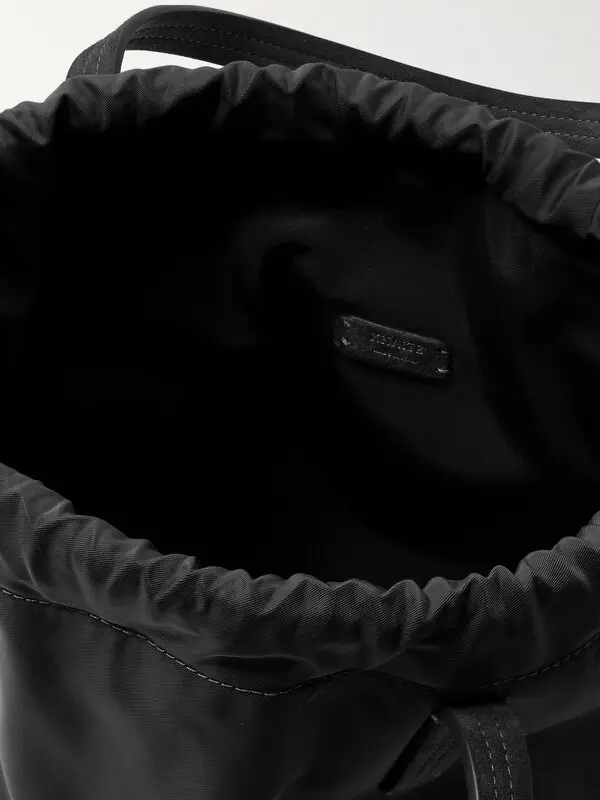 Khaite Rory Leather-trimmed Shell Bucket Bag