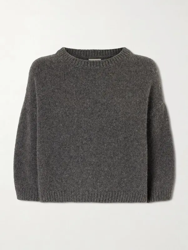 Khaite Sabina Cashmere Sweater - Gray