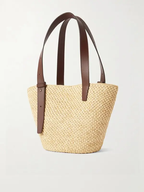 LIÉ STUDIO The Bianca Small Raffia Tote - Neutrals
