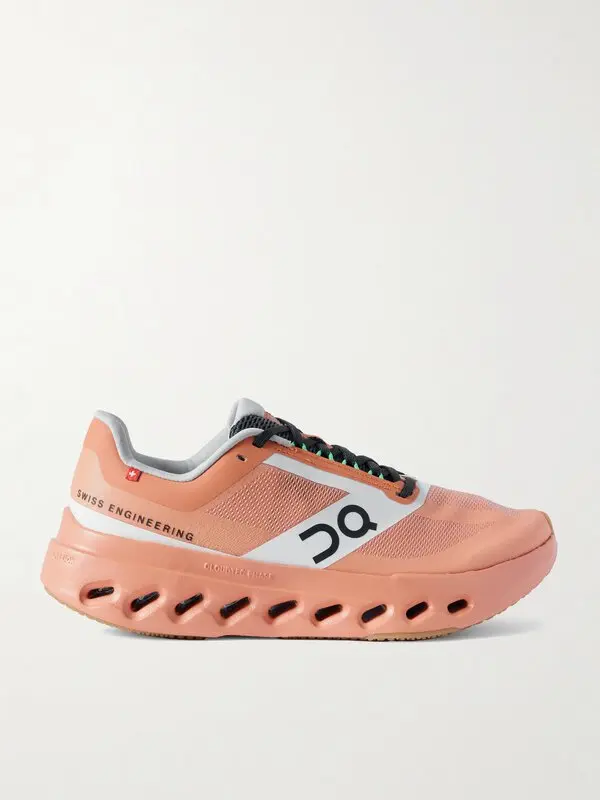 On Cloudsurfer Next Z5 Rubber-trimmed Mesh Sneakers - Orange