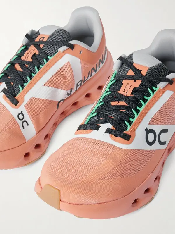 On Cloudsurfer Next Z5 Rubber-trimmed Mesh Sneakers - Orange
