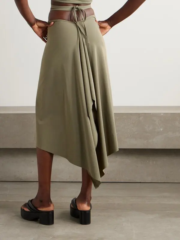 Christopher Esber Wrap-effect Jersey Pareo