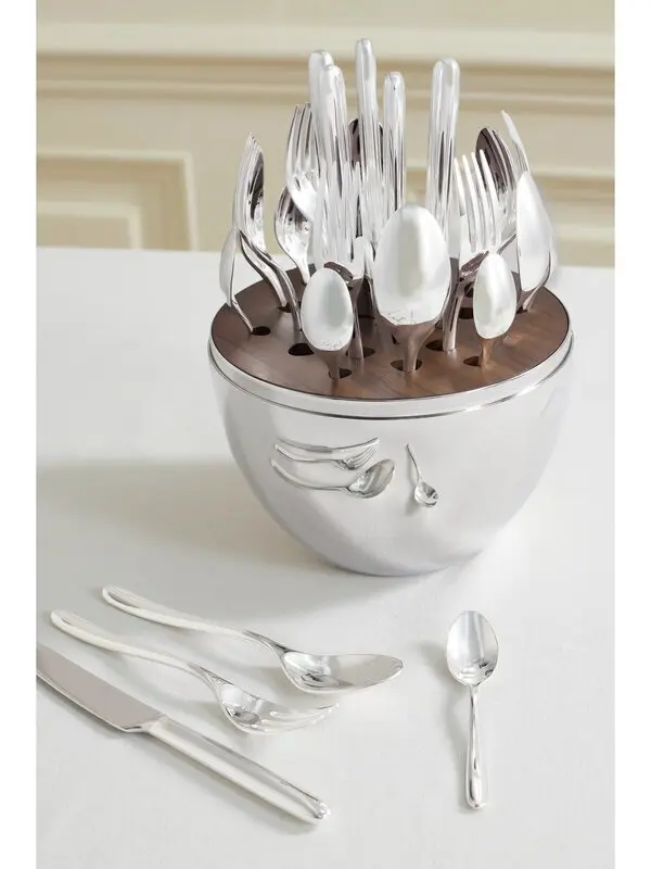 Christofle Mood 24-piece -plated Cutlery Set - Silver