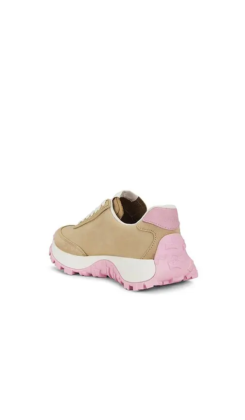 Camper Drift Trail Nubuck Leather Lace-up Sneakers - Brown