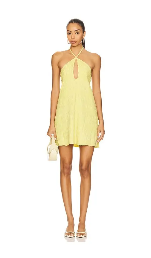 MORE TO COME Kindall Mini Dress - Lemon