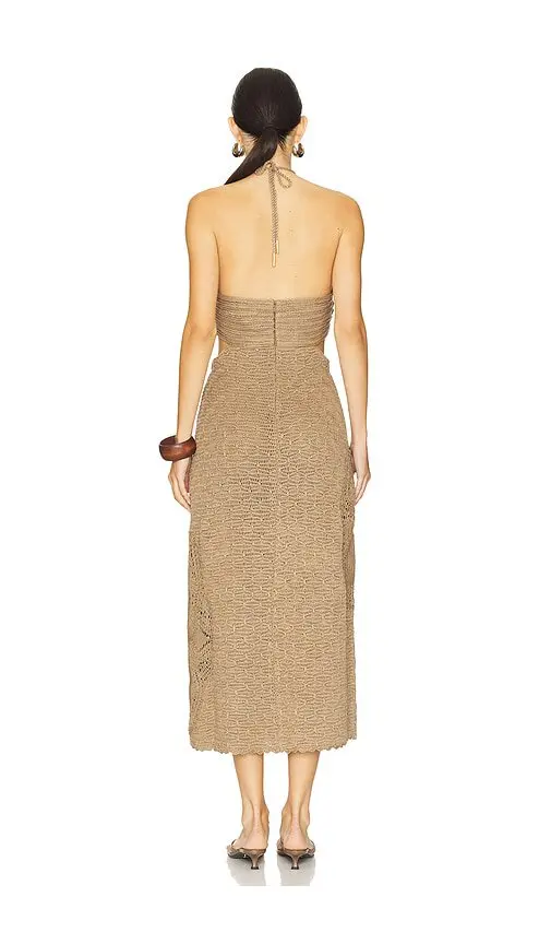 AMUR Clara Knit Midi Dress