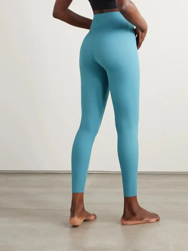 Nike Zenvy Ribbed Infinasoft Leggings - Blue