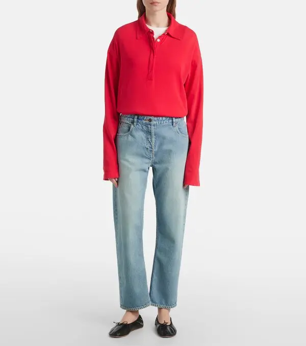 THE ROW Riaca Faded Slim Jeans - Blue