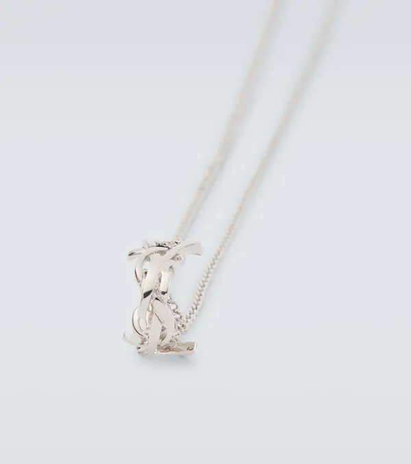 Saint Laurent Cassandre Pendant Necklace