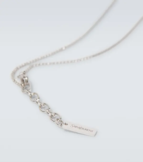 Saint Laurent Cassandre Pendant Necklace