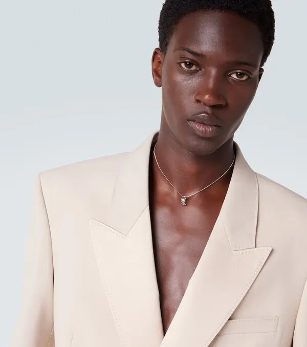 Saint Laurent Cassandre Pendant Necklace