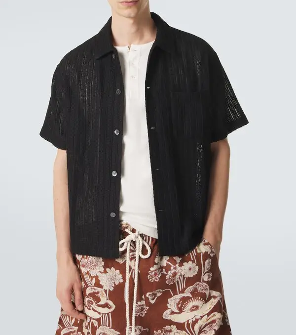 FRAME Crochet Shirt