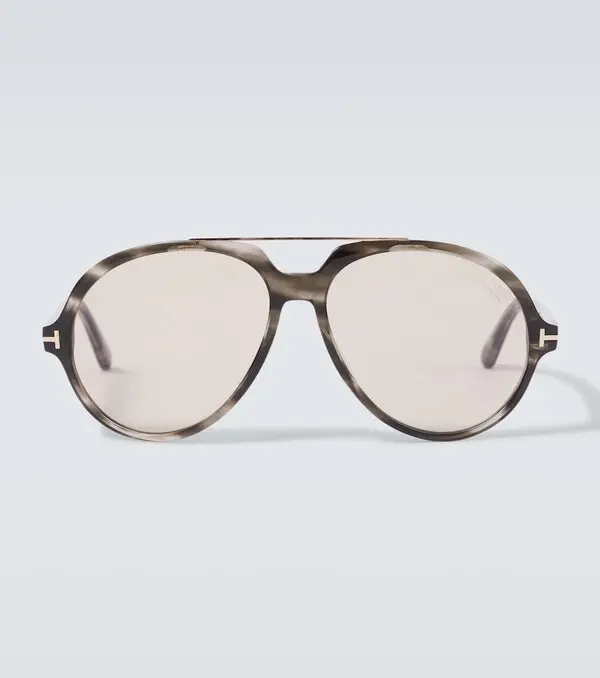 TOM FORD Aviator Sunglasses - Brown