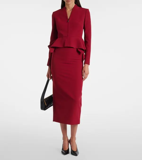 Roland Mouret Crepe Pencil Skirt