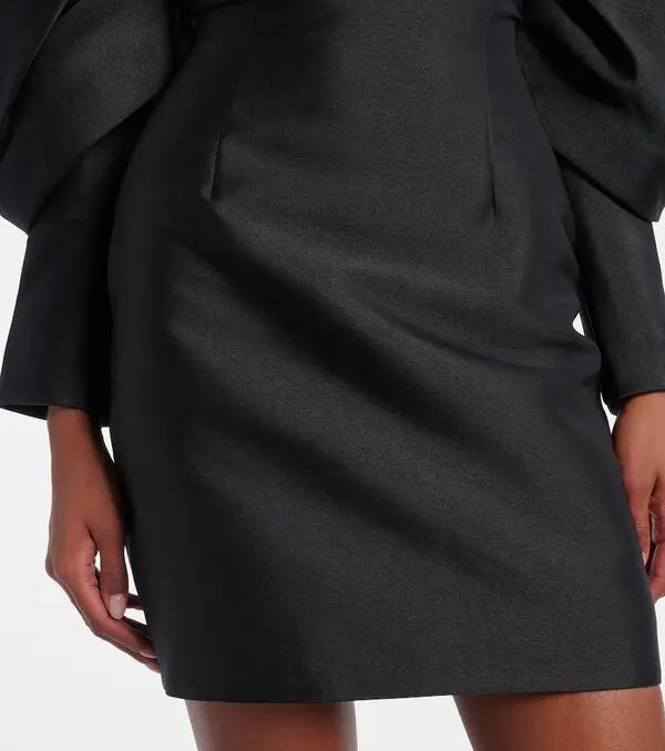 Solace London Freja Satin Mini Dress