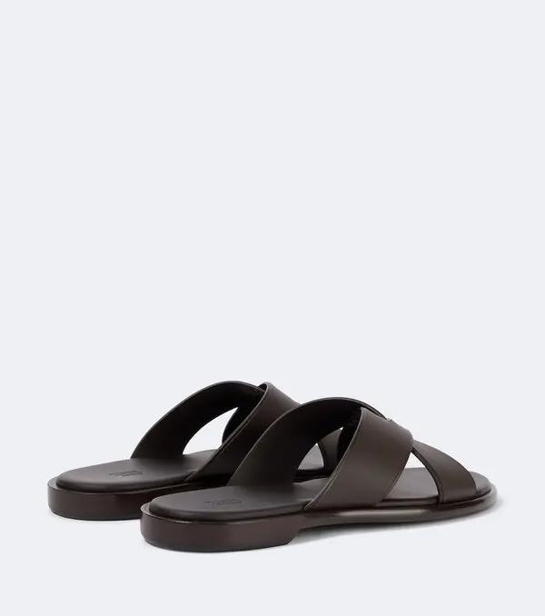 Zegna Leather Sandals