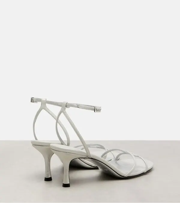 JIMMY CHOO Leo 65 Leather Sandals