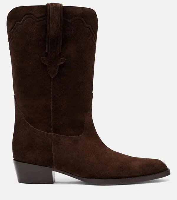 Paris Texas Hilda 35 Suede Cowboy Boots