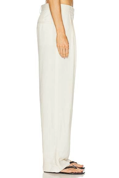 TOTEME Double Pleat Straight Trousers