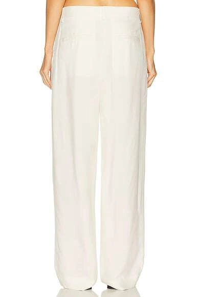 TOTEME Double Pleat Straight Trousers