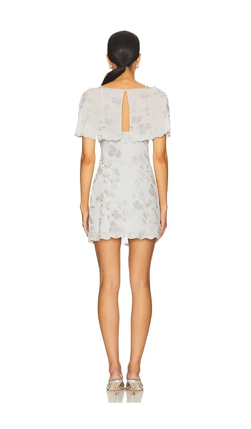STONE COLD FOX Blaire Embroidered Mini Dress