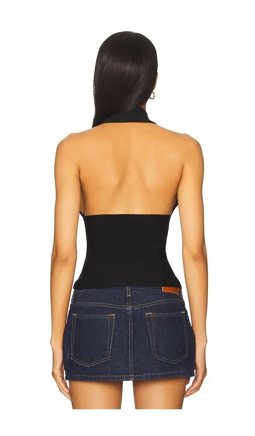WeWoreWhat Knit Halter Top In . Also